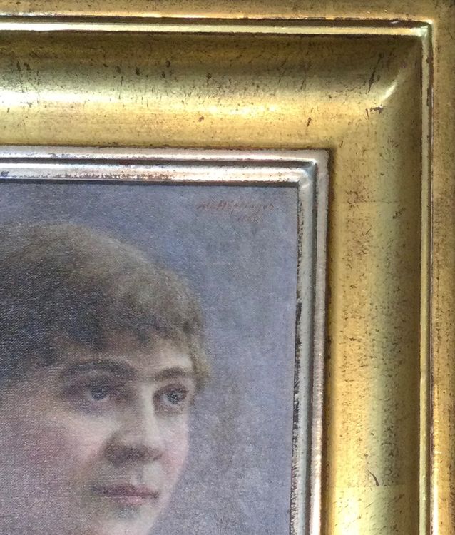 Albert HÖFLINGER (1855-1936) Damen Portrait Gemälde (Gebraucht) in Root ...