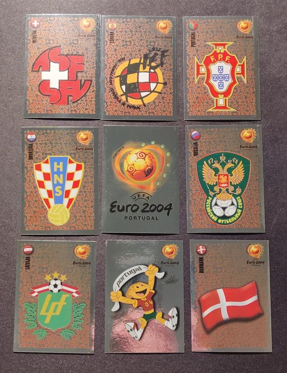Panini Euro 2004 Portugal diverse Wappen Sticker ab 1.- (Gebraucht) in ...