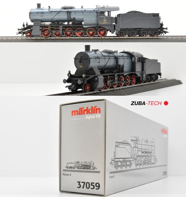 Märklin 37059 Dampflok Klasse K KWSt.E H0 WS Digital OVP (Gebraucht) in ...