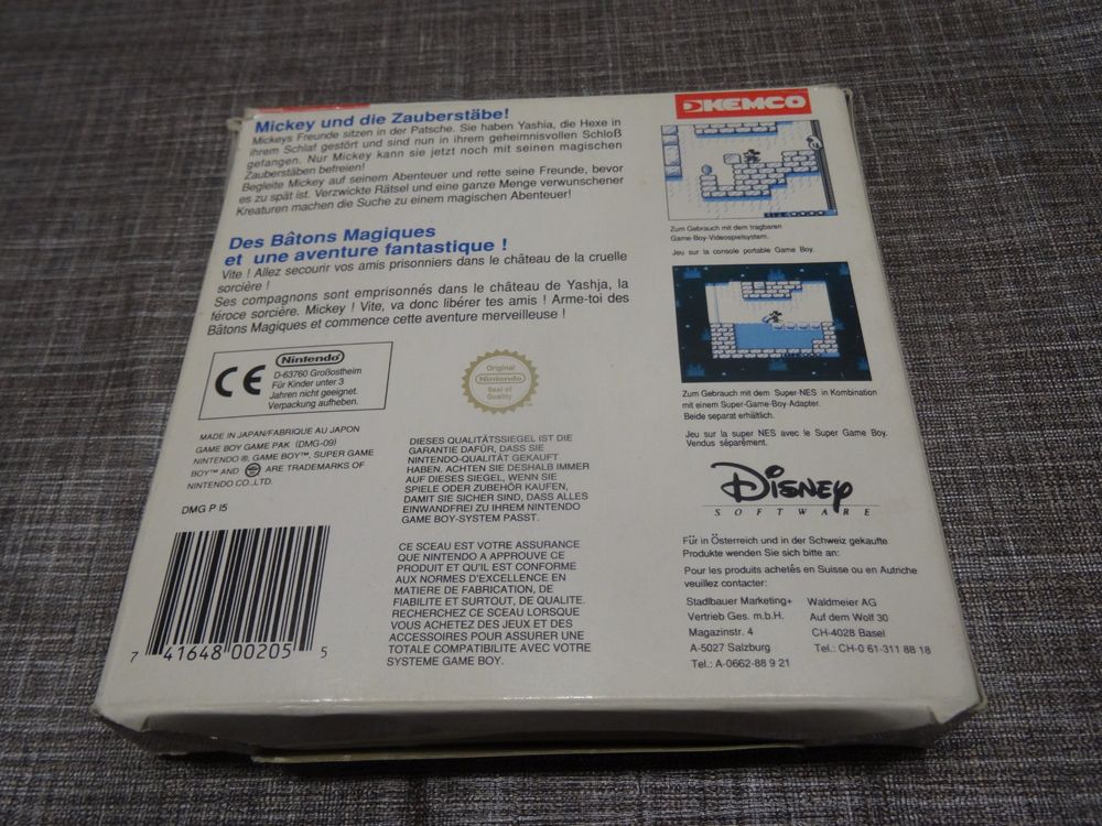 Mickey Mouse V 5 - Zauberstäbe! Game Boy OVP (Gebraucht) in Olten für ...