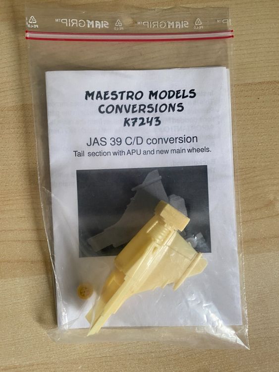 1:72 Conversion - JAS 39 C/D Conversion von Maestro (Neu (gemäss ...