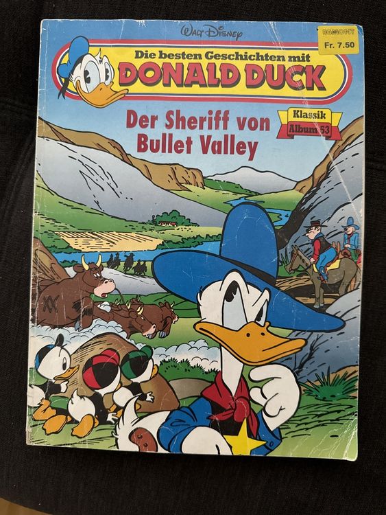 Donald Duck Comic "Der Sheriff von Bullet Valley" Klassik | Kaufen auf ...
