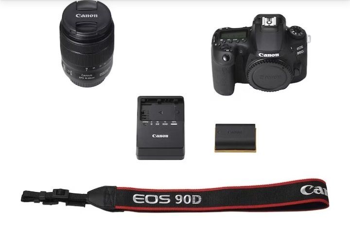 Canon EOS 90D + EF-S 18-135 mm f/3.5-5.6 + Tasche + SD Karte (Gebraucht ...