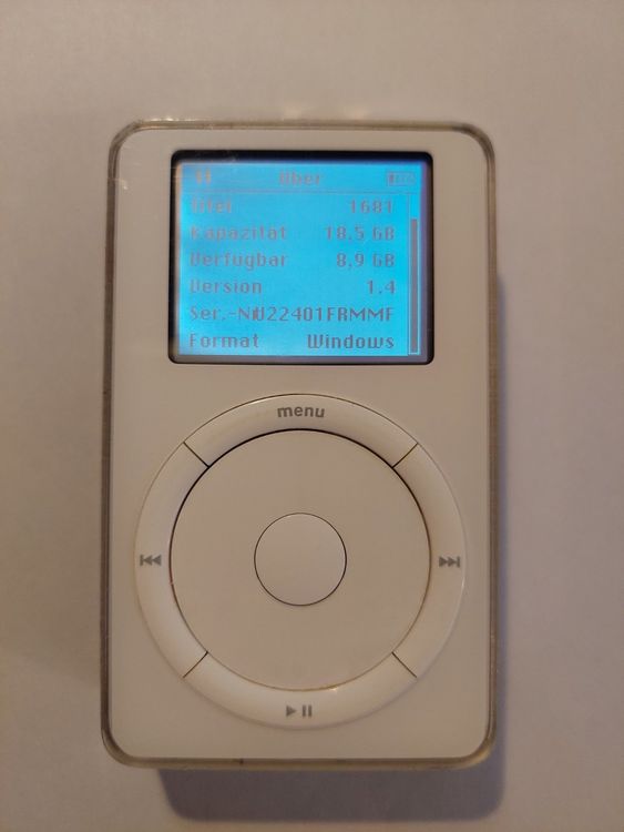 Original Apple iPod 20GB (2002) (Gebraucht) in Gibswil für CHF 165 ...