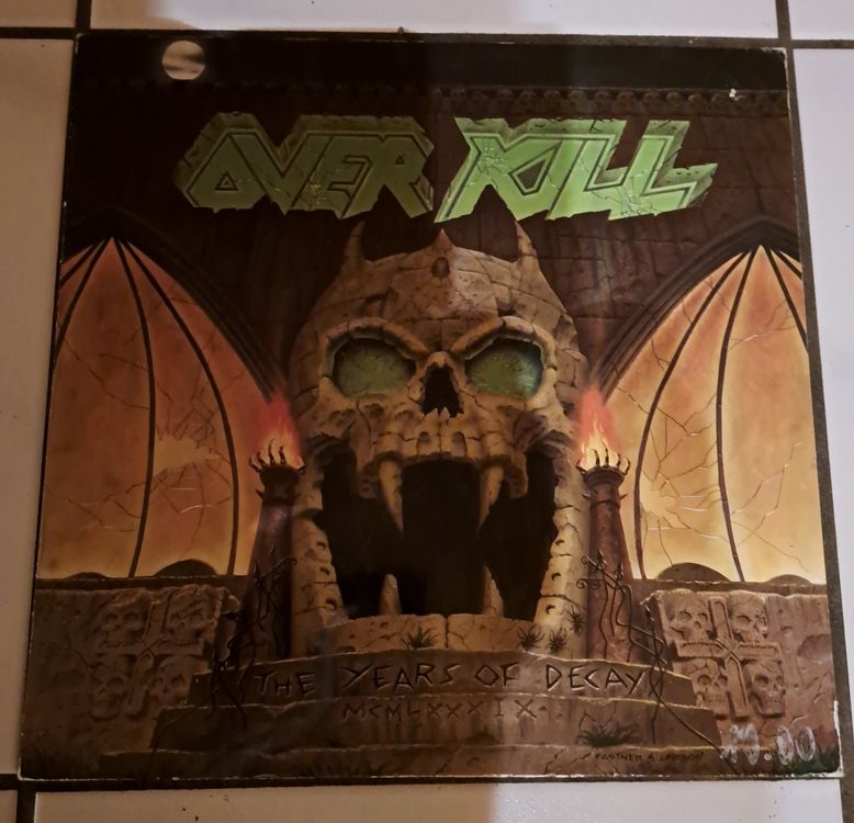 Overkill - The Years of Decay LP Vinyl Platte | Kaufen auf Ricardo