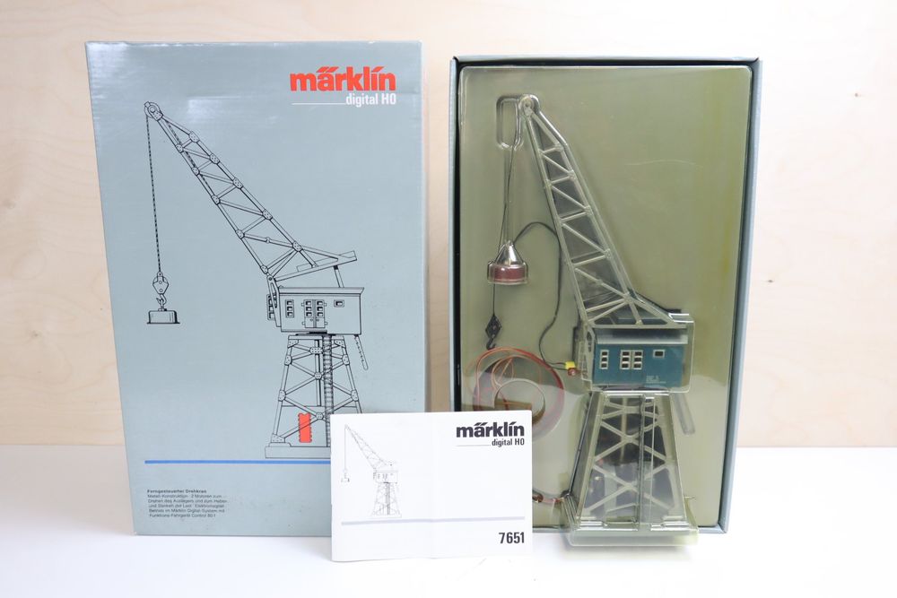 Märklin Drehkran - Digital 7651 - Neupreis: 346.- | Kaufen auf Ricardo