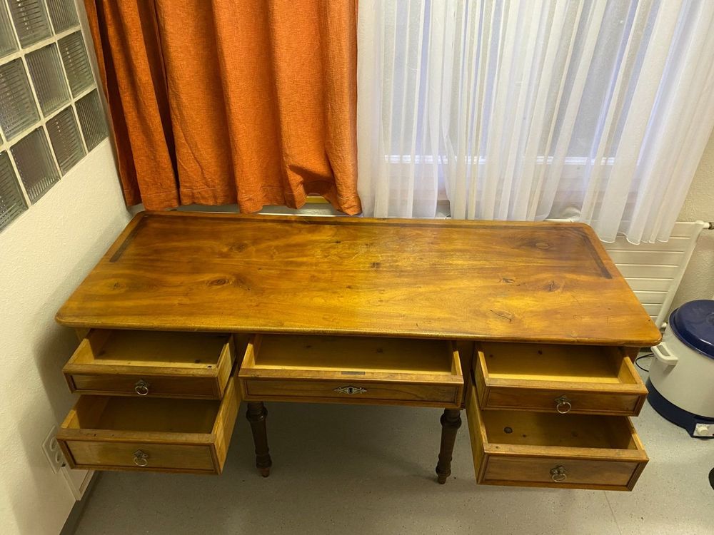 BOUREAU LOUIS PHILIPPE EN NOYER RESTAURE PLATEAU NOYER MASSI | Kaufen ...