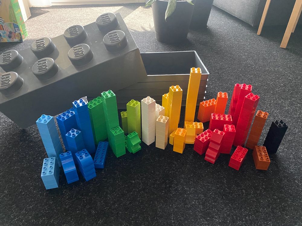 Duplo Box inkl Bausteine (dunkelgrau) | Kaufen auf Ricardo