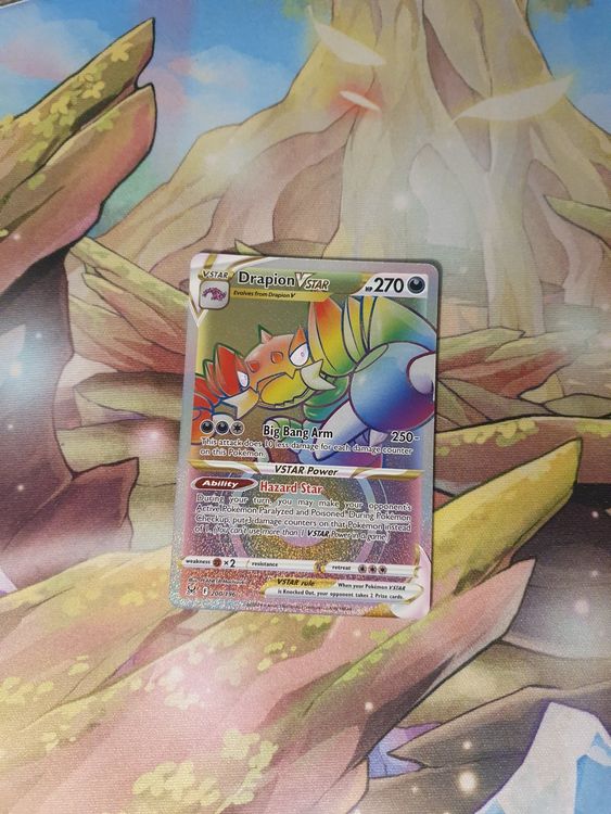 Drapion Vstar Rainbow 200/196 Lost Origin | Acheter sur Ricardo