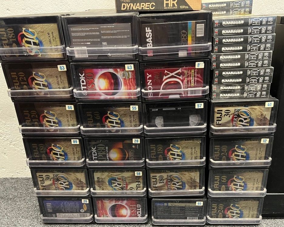 198 Stück VHS Video Kassetten, Diverse | Kaufen auf Ricardo