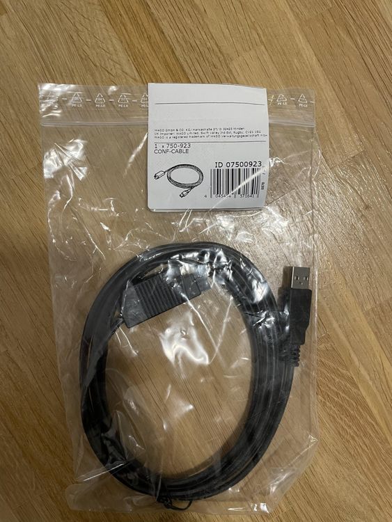 WAGO 750-923 Programmierkabel (Neu und originalverpackt) in Horw für ...