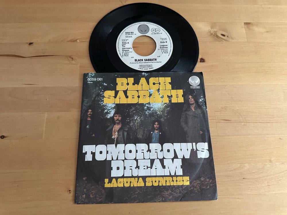 BLACK SABBATH OZZY OSBOURNE rare Tomorrow's dream Single Top (Gebraucht ...