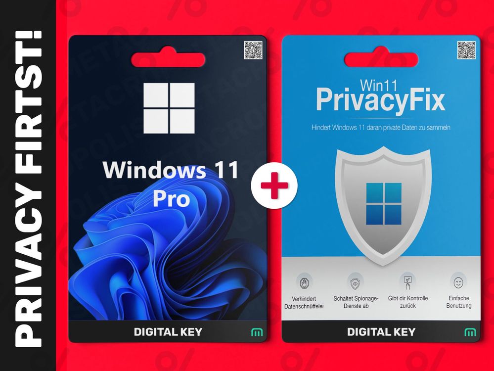 WINDOWS 11 PROFESSIONAL + Abelssoft Win11PrivacyFix - Bundle (Gebraucht ...