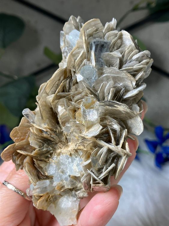 Aquamarin mit Muskovit-Glimmer | Kaufen auf Ricardo