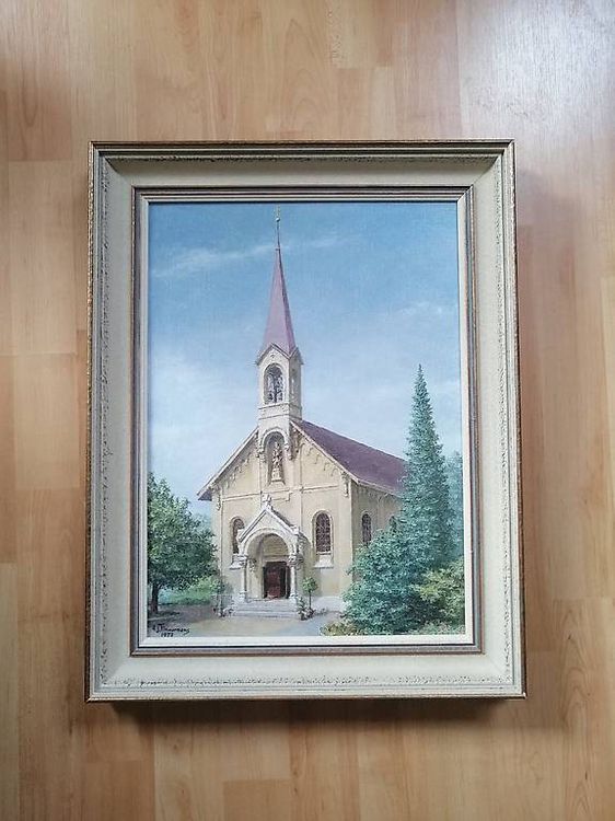 Gemälde "Katholische Kirche Burgdorf" (Gebraucht) in Köniz für CHF 400 ...