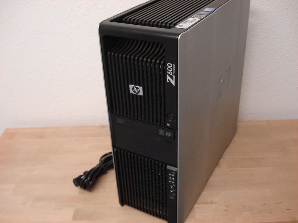 HP Z 600 Work 2x CPU 96GB Ram SSD 500GB & HD Windows 10 Pro (Gebraucht ...