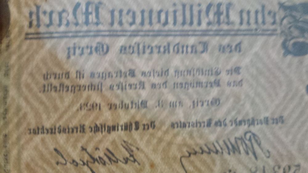 Reichsbanknote 10 Millionen Mark Greiz | Kaufen auf Ricardo