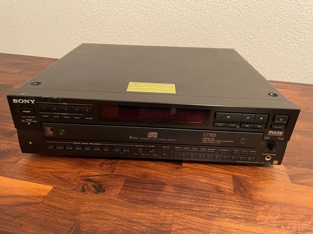 Sony 5-Fach CD-Player CDP-C77ES | Kaufen auf Ricardo