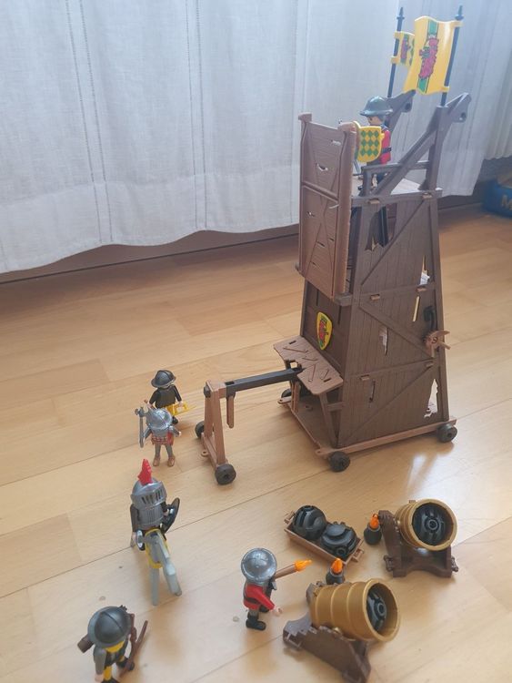 Playmobil Belagerungsturm Ritter Kanonen | Kaufen auf Ricardo
