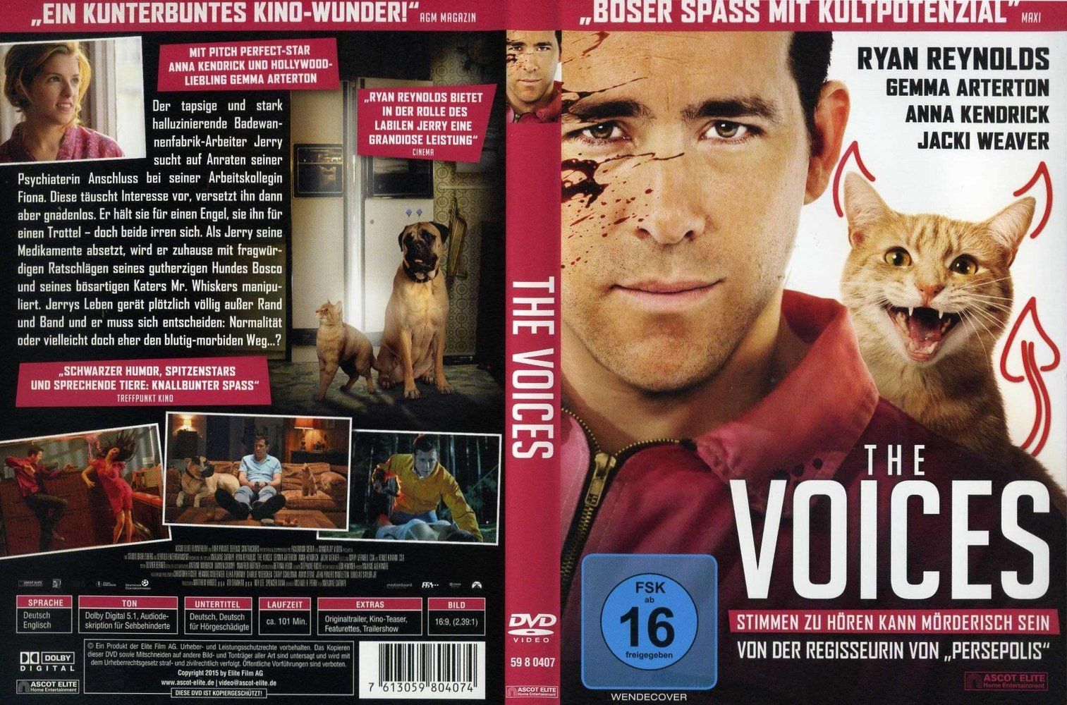 The Voices DVD - Ryan Reynolds - Top Zustand! (Gebraucht) in Lengnau BE ...