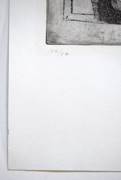 Paolo Pola CH Puschlav GR Abstrakte Radierung RAR Frühwerk! | Kaufen auf Ricardo