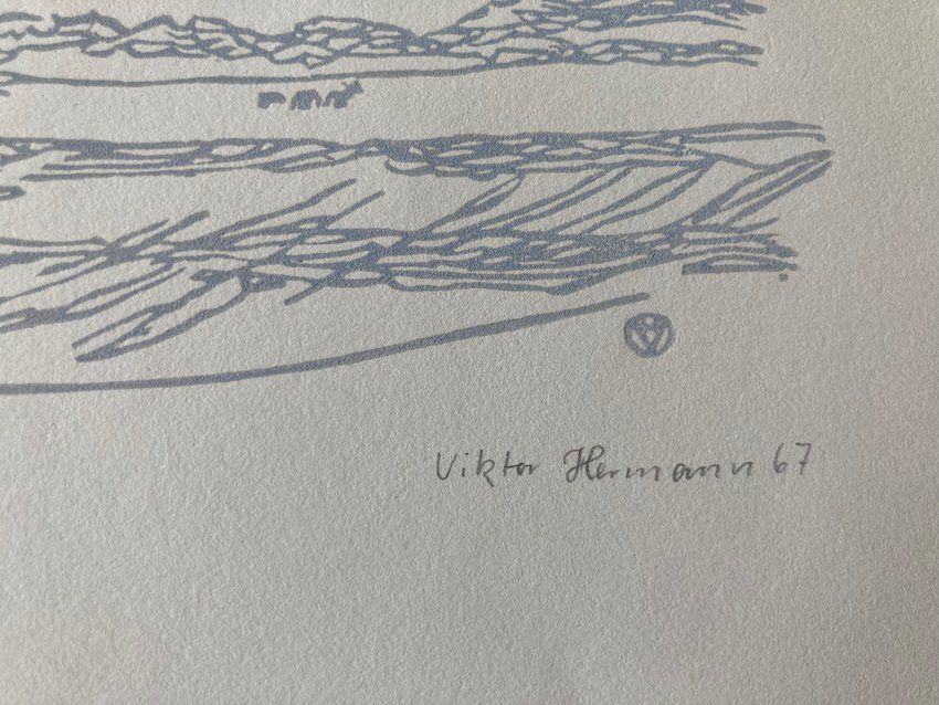 Holzschnitt handsigniert Viktor Hermann (ID B5176) (Gebraucht) in Gelterfingen für CHF 1 – mit ...