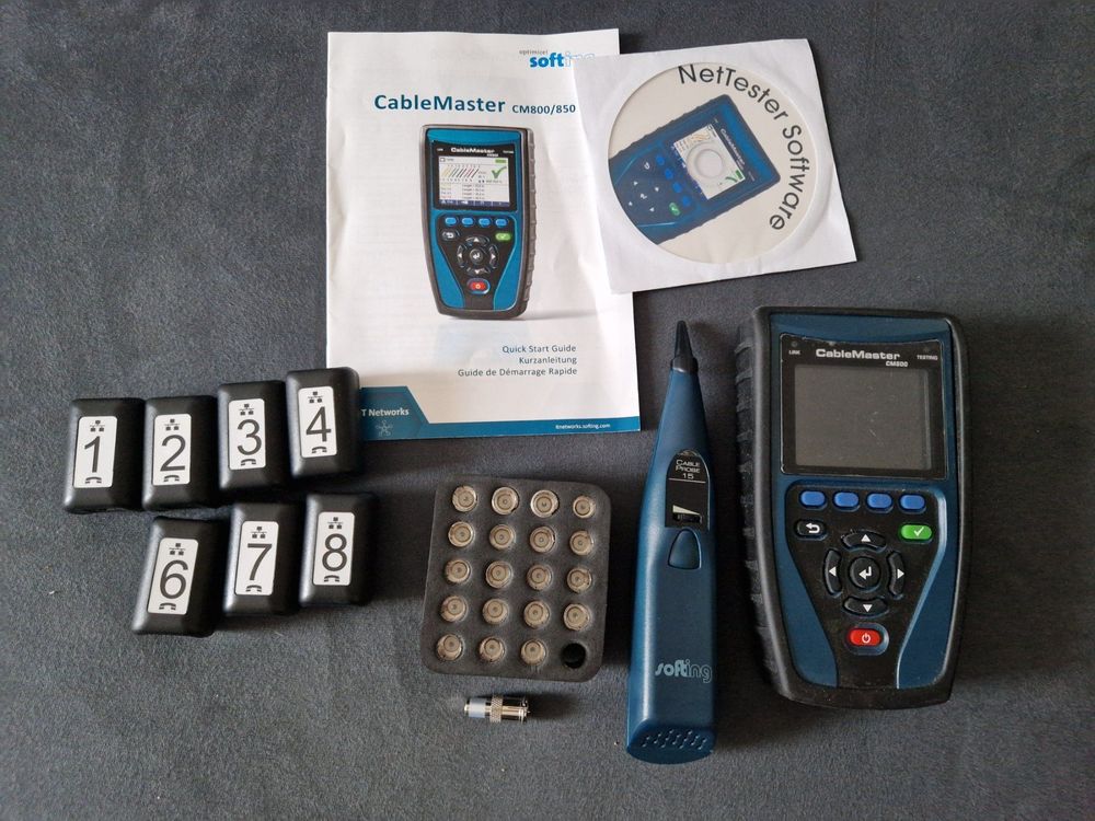 CableMaster CM800 Leitungstester Netzwerktester Set (Gebraucht) in Igis ...