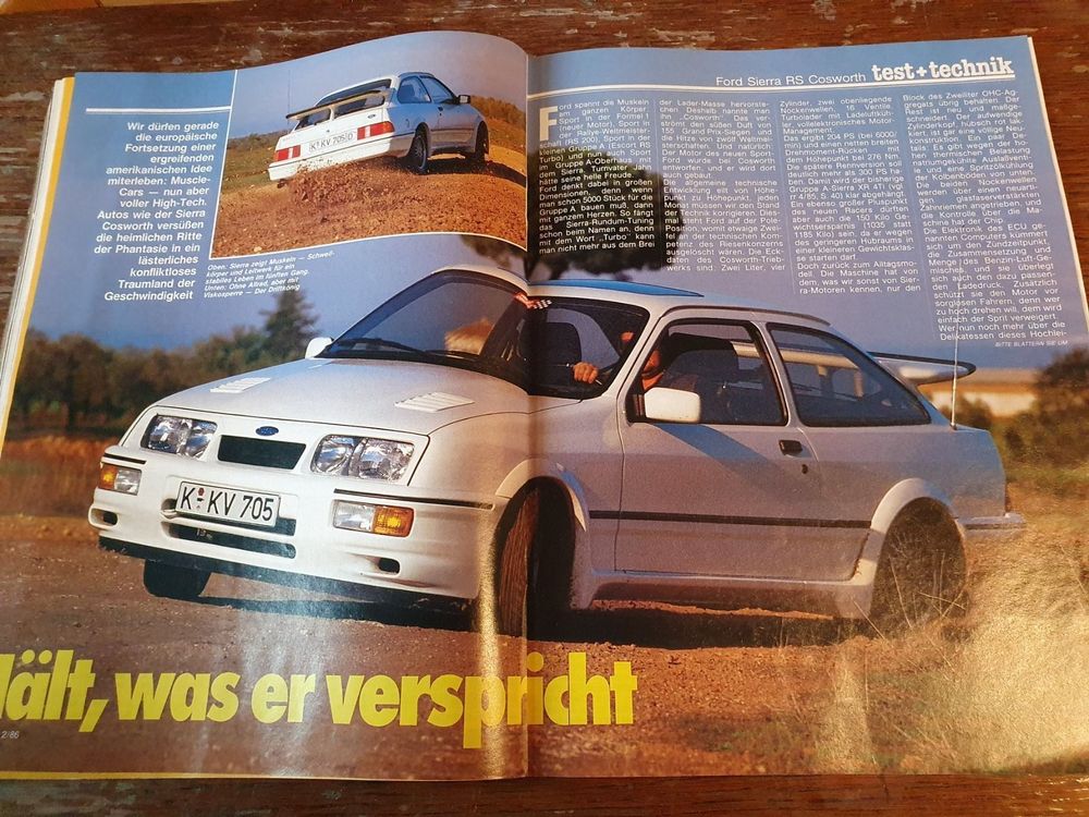 Rallye Racing 2/86 Sierra RS CW Mitsubishi Starion 924 S xa (Gebraucht ...