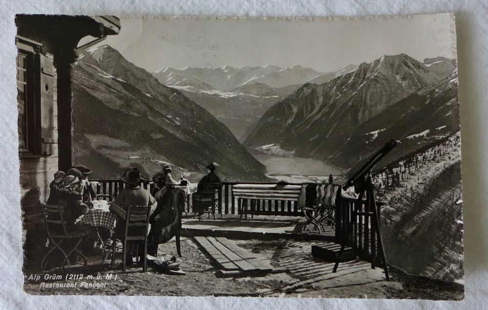 AK ALP GRÜM GR, Restaurant Fanconi, belebt (Gebraucht) in Wallisellen ...