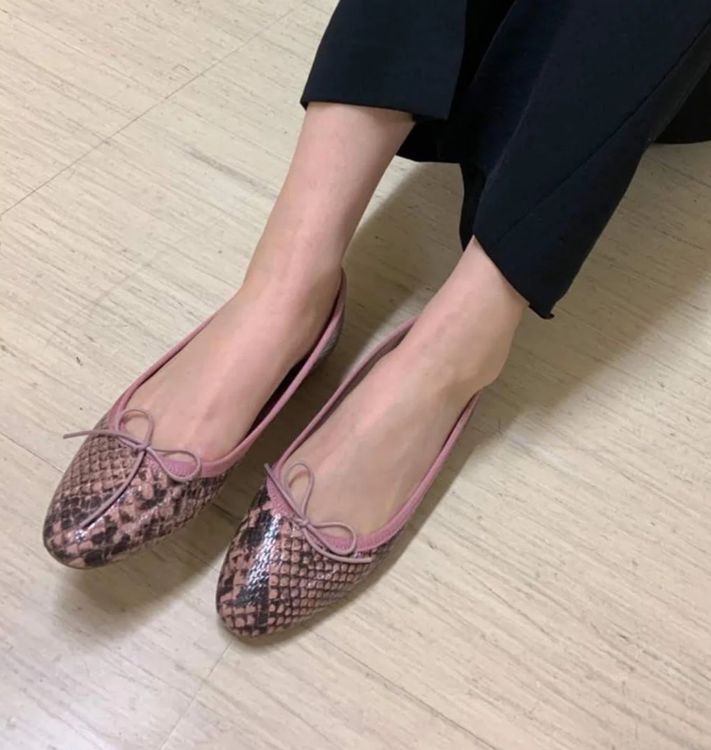 NAVYBOOT 40 /NP165CHF Loafers Balerinas Slipper Leder Python (Neu ...