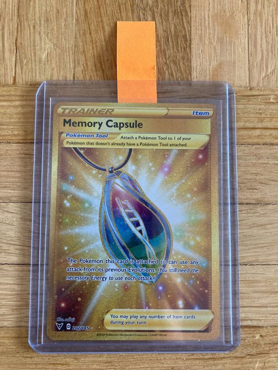 Memory Capsule Gold Karte Pokemon | Kaufen auf Ricardo