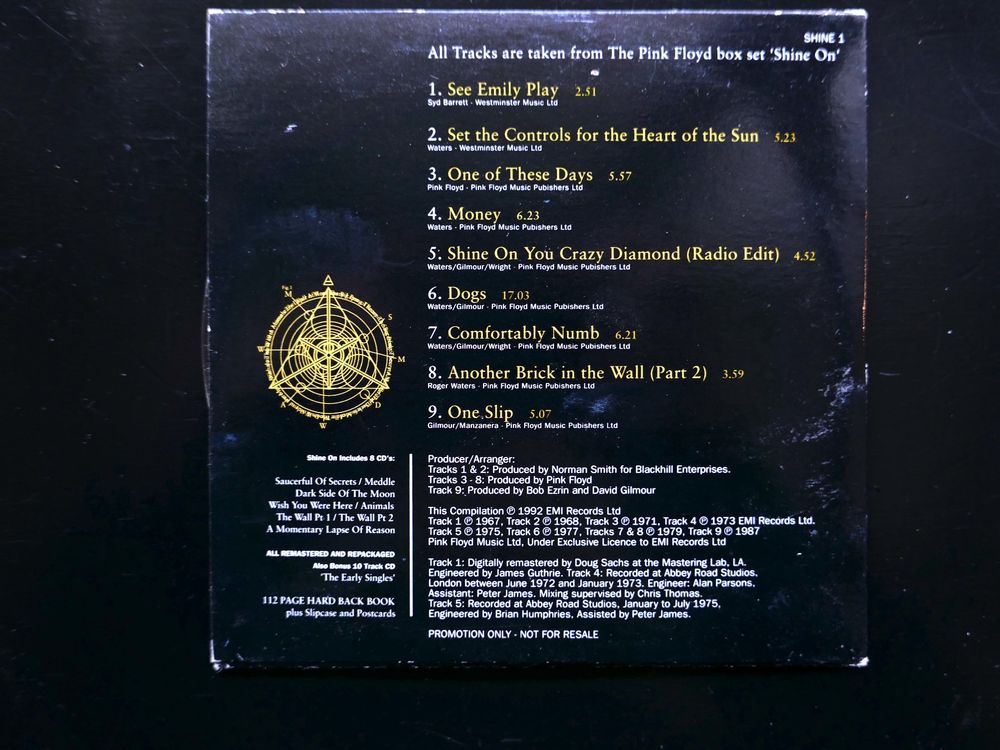 CD PINK FLOYD: Shine on, selected tracks, Comp 1992 (Gebraucht) in Bern ...
