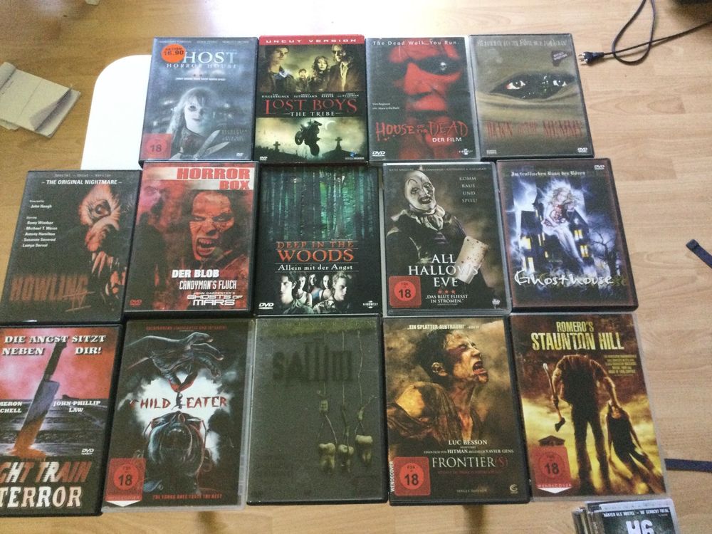 Horror DVD Bundle. 24 Stück | Kaufen auf Ricardo