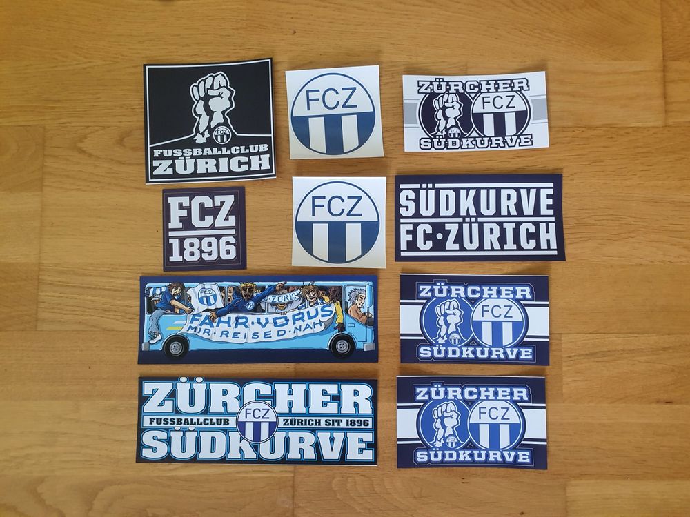 FCZ Stickers 10Stk. (Neu (gemäss Beschreibung)) in für CHF 25 – mit ...