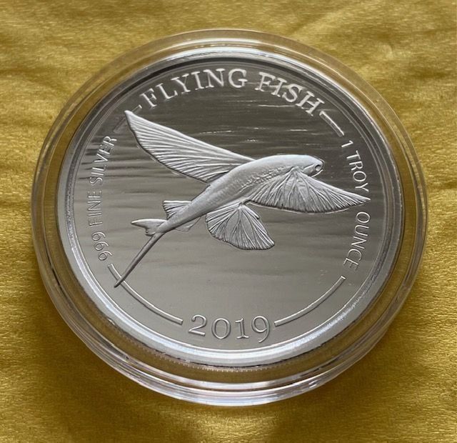 1 Unze Barbados Flying Fish 2019 | Kaufen auf Ricardo