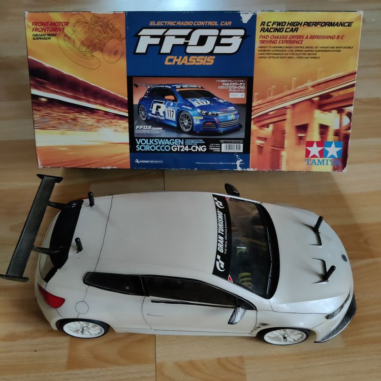 Tamiya VW Scirocco FF-03 Chassis ITEM58505 ungefahren (Neu (gemäss Beschreibung)) in ...