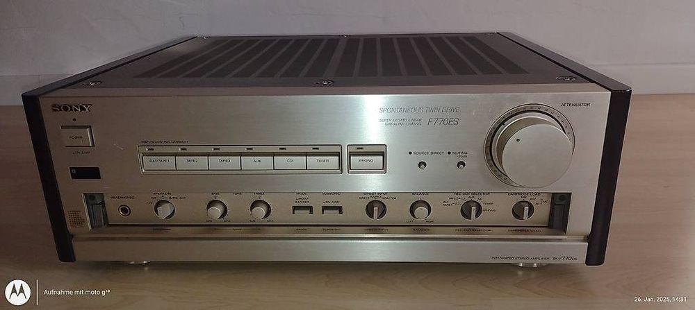 Sony TA-F 770 ES (Gebraucht) in Wald ZH für CHF 450 – nur Abholung auf ...