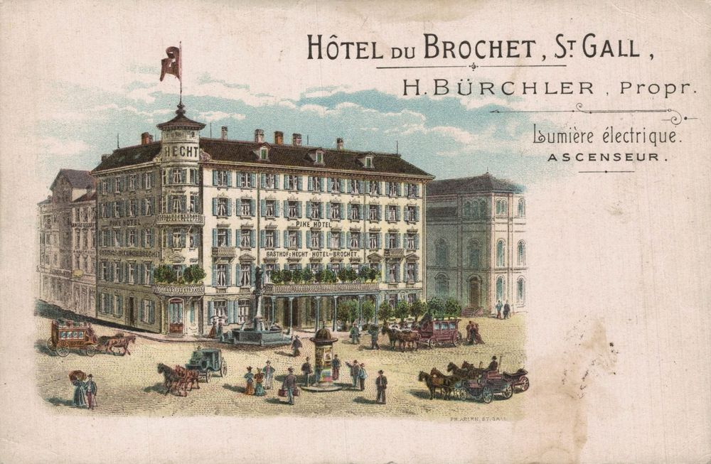 Hôtel du Brochet. St. Gallen (Gebraucht) in Bronschhofen für CHF 25 – mit Lieferung auf Ricardo ...