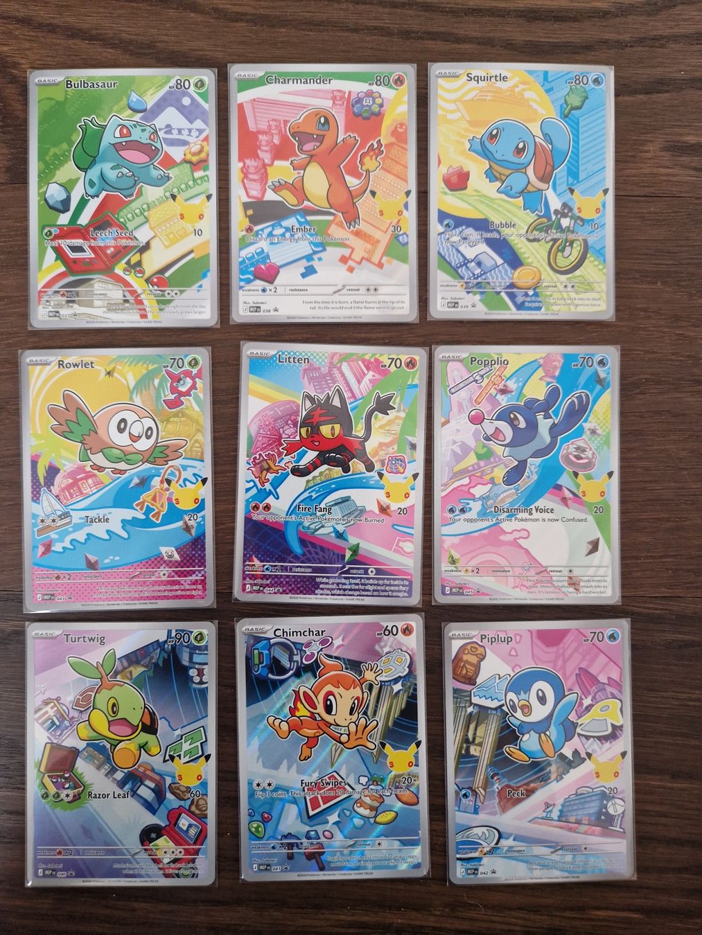 Pokémon 30th – First Partner Promo Set 9 Cards EN (Neu (gemäss ...
