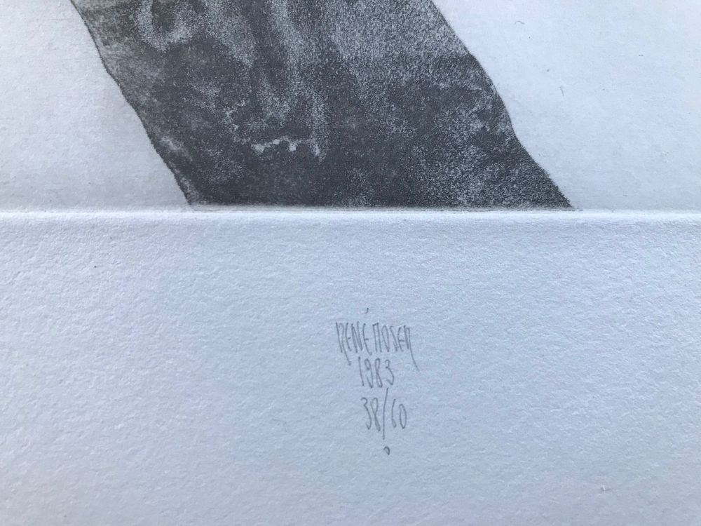 Original-Radierung von René Moser | Kaufen auf Ricardo