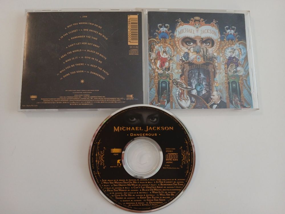 Michael Jackson DANGEROUS CD Japan (Gebraucht) in Luzern für CHF 20 – mit Lieferung auf Ricardo ...