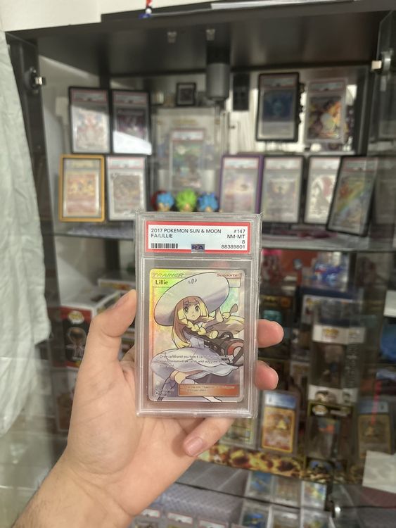 Pokemon Lillie Full Art SUN&MOON PSA 8 (Neu und originalverpackt) in ...