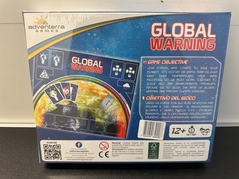 Neu Adventerra Games Global Warning Brettspiel IT (1x) (Neu und ...