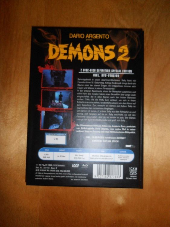 Demons 2 - Dämonen - Uncut - XT Mediabook [Blu-Ray] (Gebraucht) in ...