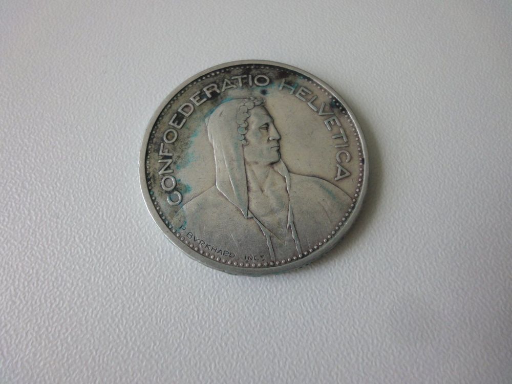 5 Franken Münze (1932) (Gebraucht) in Winterthur für CHF 9.1 – mit Lieferung auf Ricardo kaufen