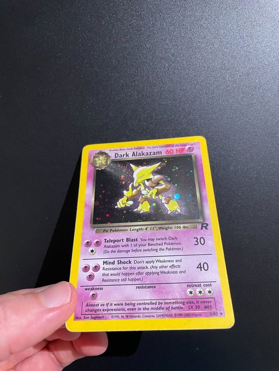 Pokémon Team Rocket Dark Alakazam Holo 1/82 (Gebraucht) in Zürich für ...