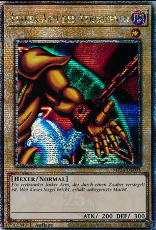 Yu-Gi-Oh! MP24-DE005 Linker Arm der Verbotenen 1.Auflage QCS | Acheter ...