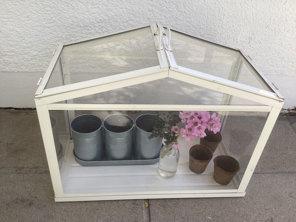 Weisses Gewächshaus Frühbeet Mini-Treibhaus Balkon | Kaufen auf Ricardo