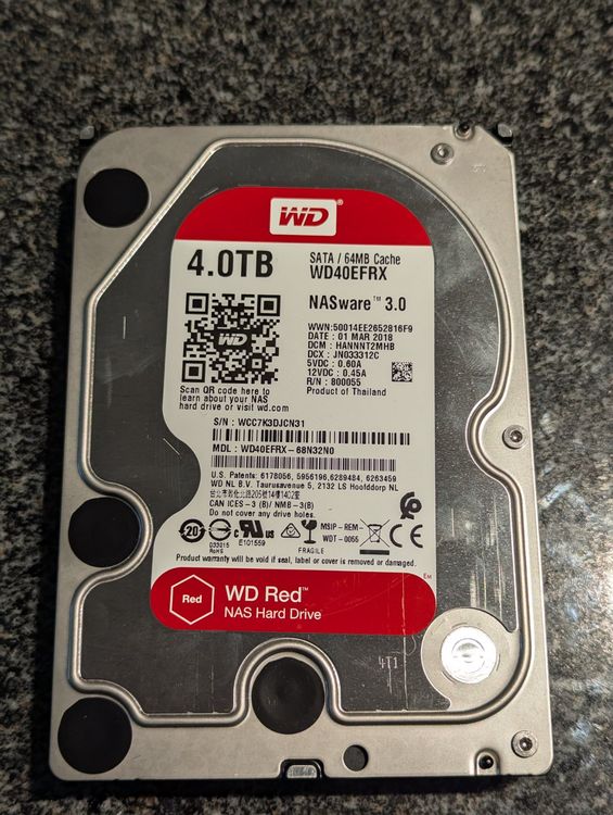 WD Western Digital Red 4 TB | Kaufen auf Ricardo