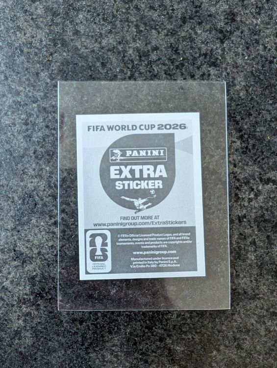 Panini WM 2026 - extra Sticker - GOLD - Erling Haaland (Neu und ...
